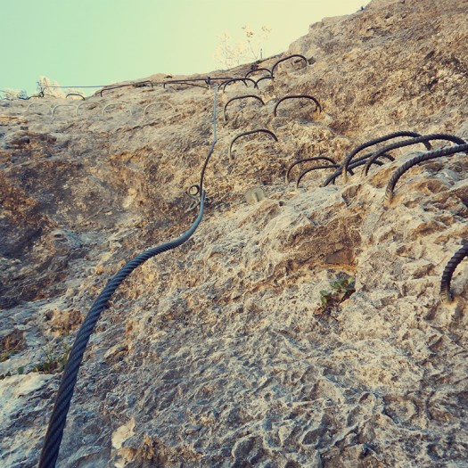 Rock climbing with views of lake Annecy – Moves by Nature